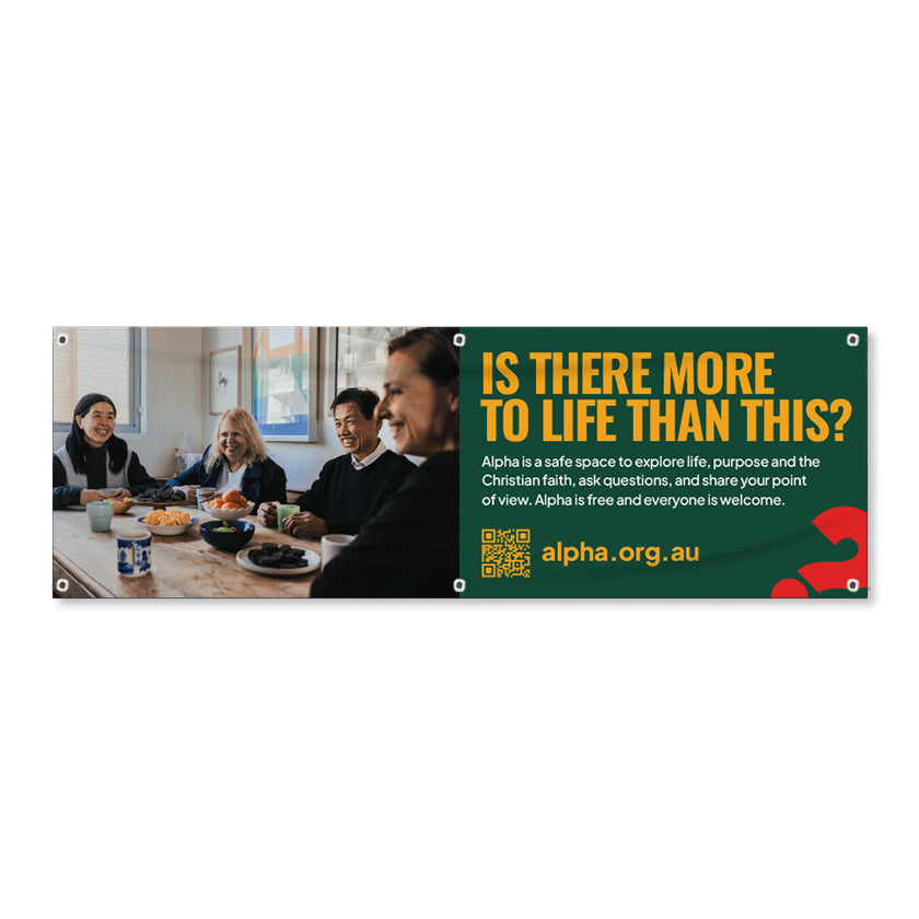 Alpha Australia Vinyl Banner – Alpha Store