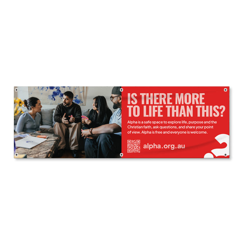 Alpha Australia Vinyl Banner – Alpha Store