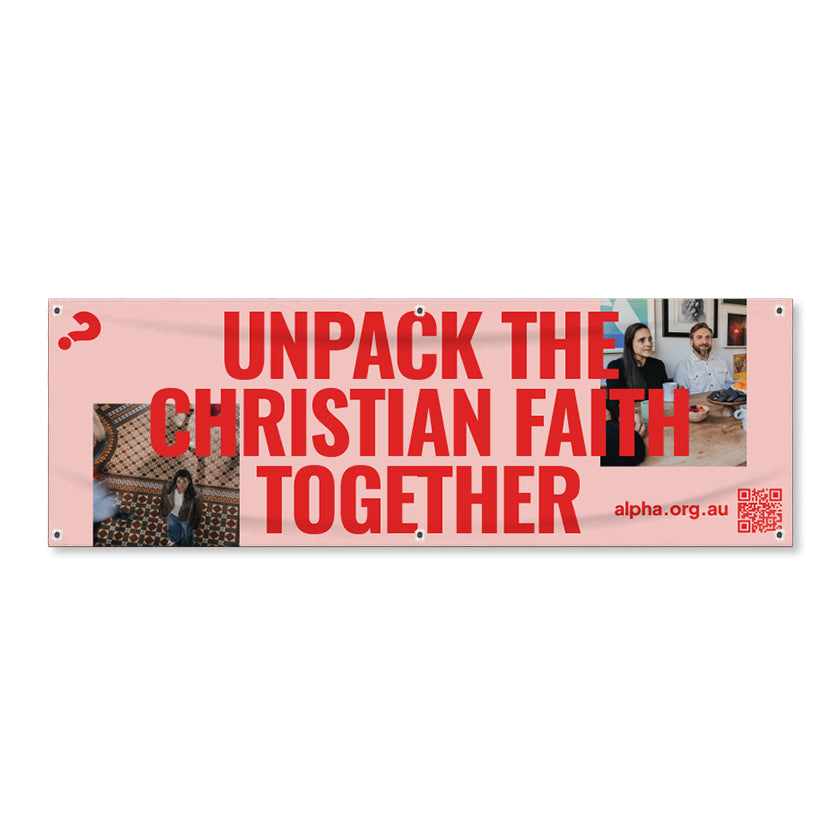 Alpha Australia Vinyl Banner – Alpha Store