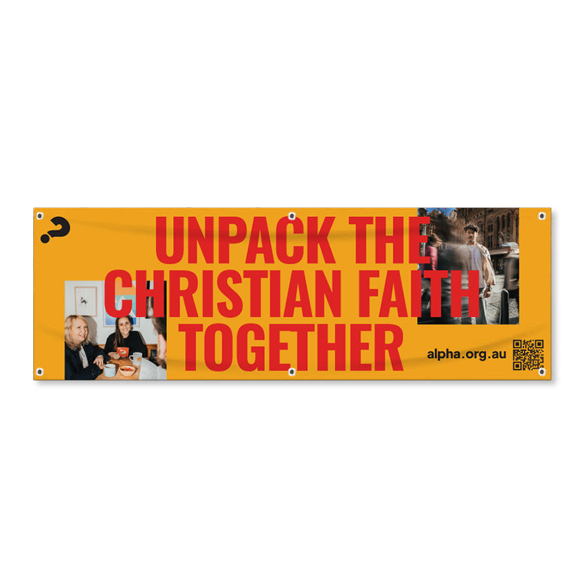 Alpha Australia Vinyl Banner – Alpha Store
